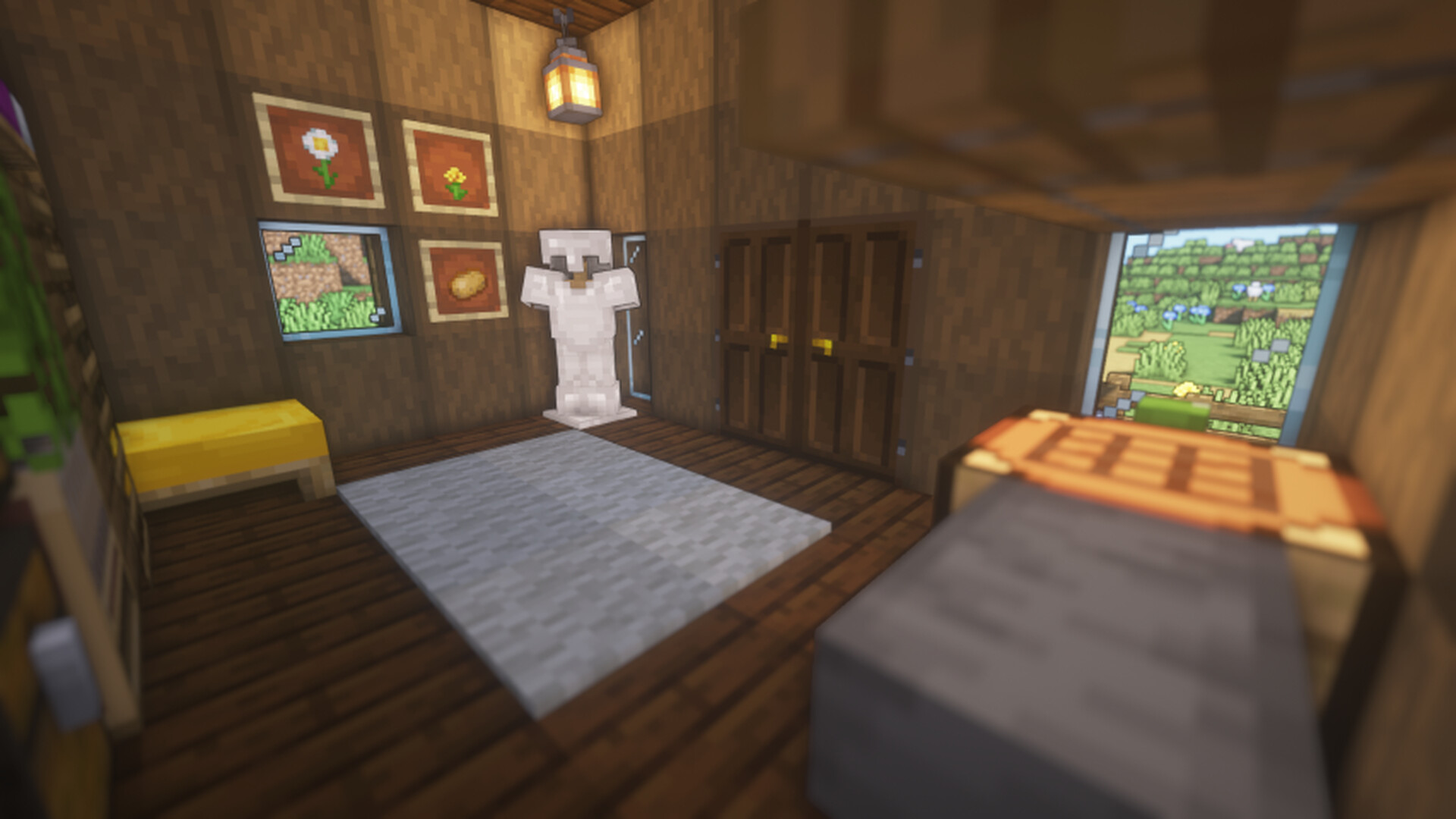 Simple Survival House [Java] and [Bedrock] Minecraft Map