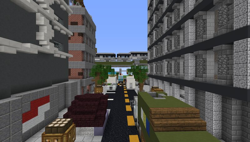 Cityscape "Small Scale" Minecraft Map