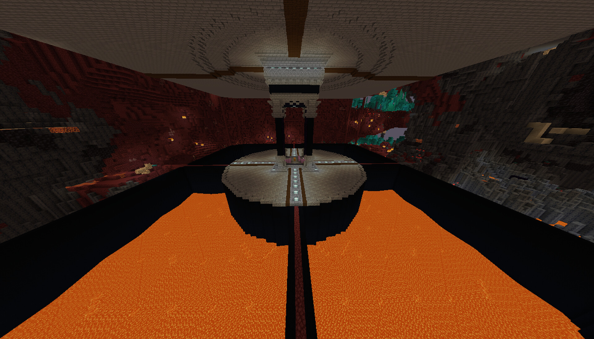 Nether Hub Minecraft Map