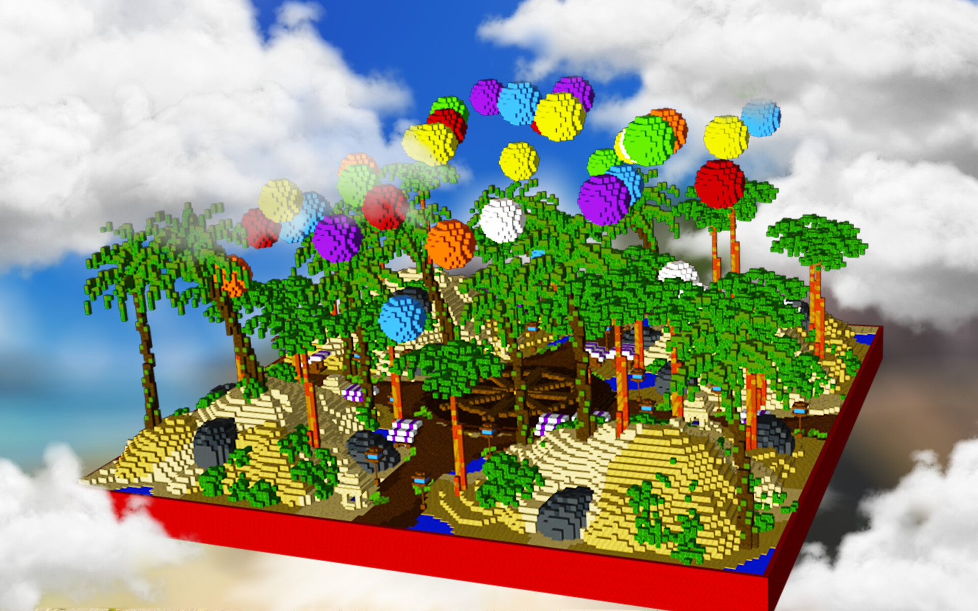 Summer HCF SPAWN Minecraft Map