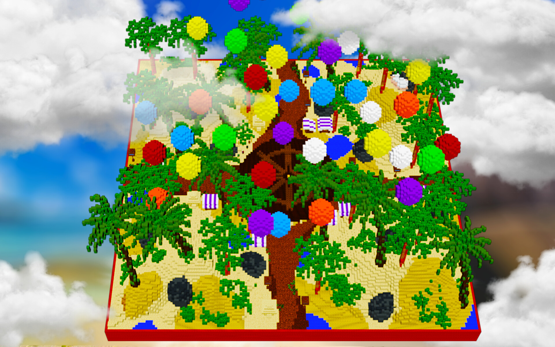 Summer HCF SPAWN Minecraft Map