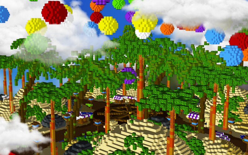 Summer HCF SPAWN Minecraft Map