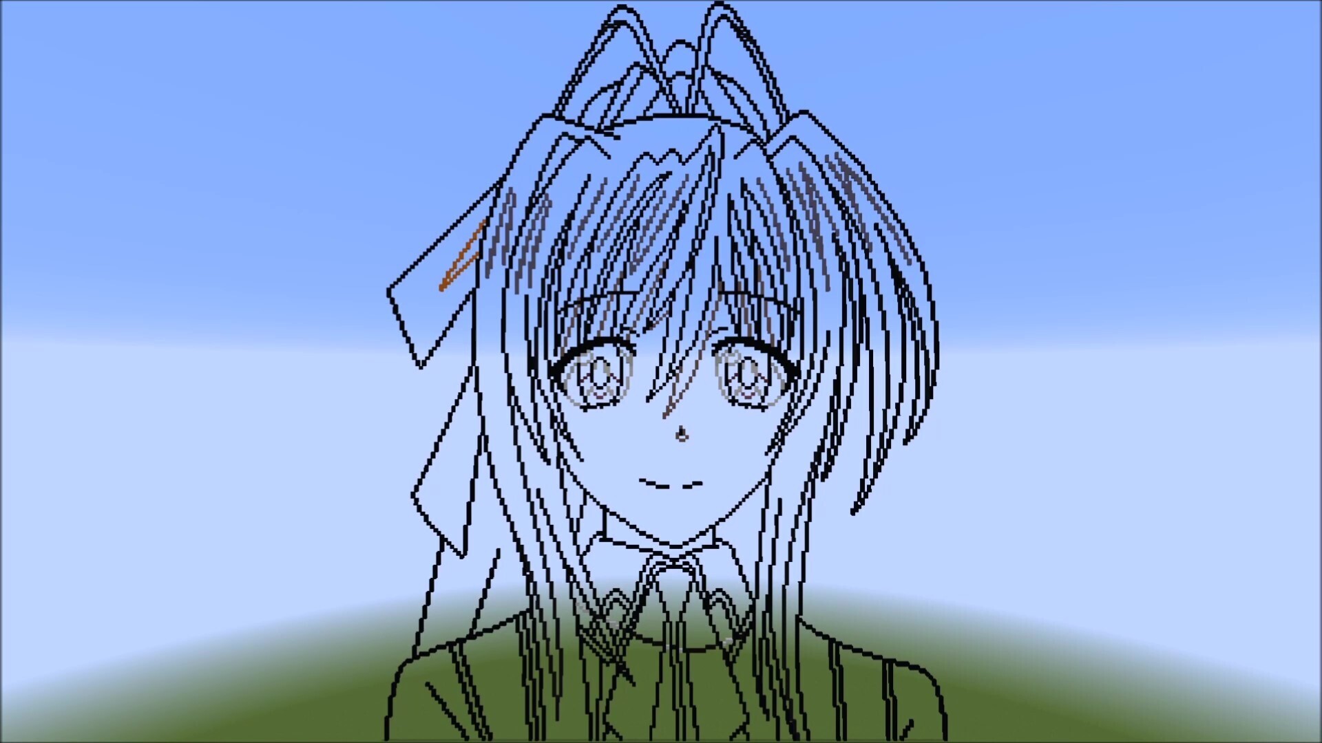 Anime Builds - AKENO HIMEJIMA Pixel Art Timelapse [HIGHSCHOOL DXD ...