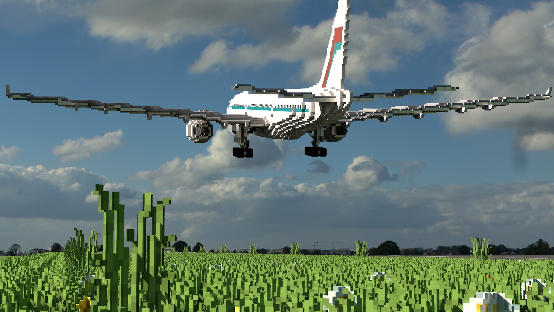 Some Aircraft (Boeing-767-type) Minecraft Map