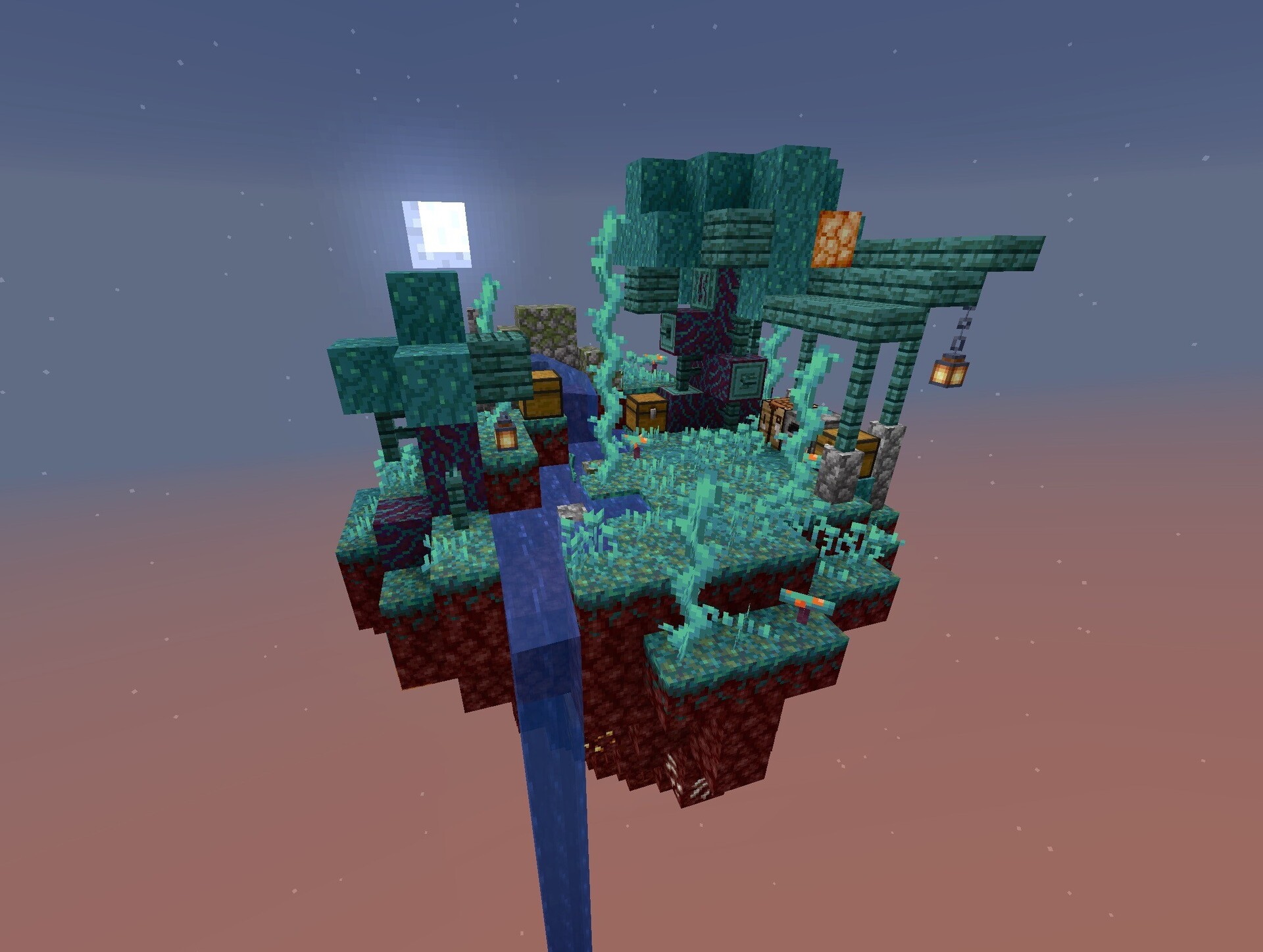 Skywars Nether Biomes Arena Minecraft Map