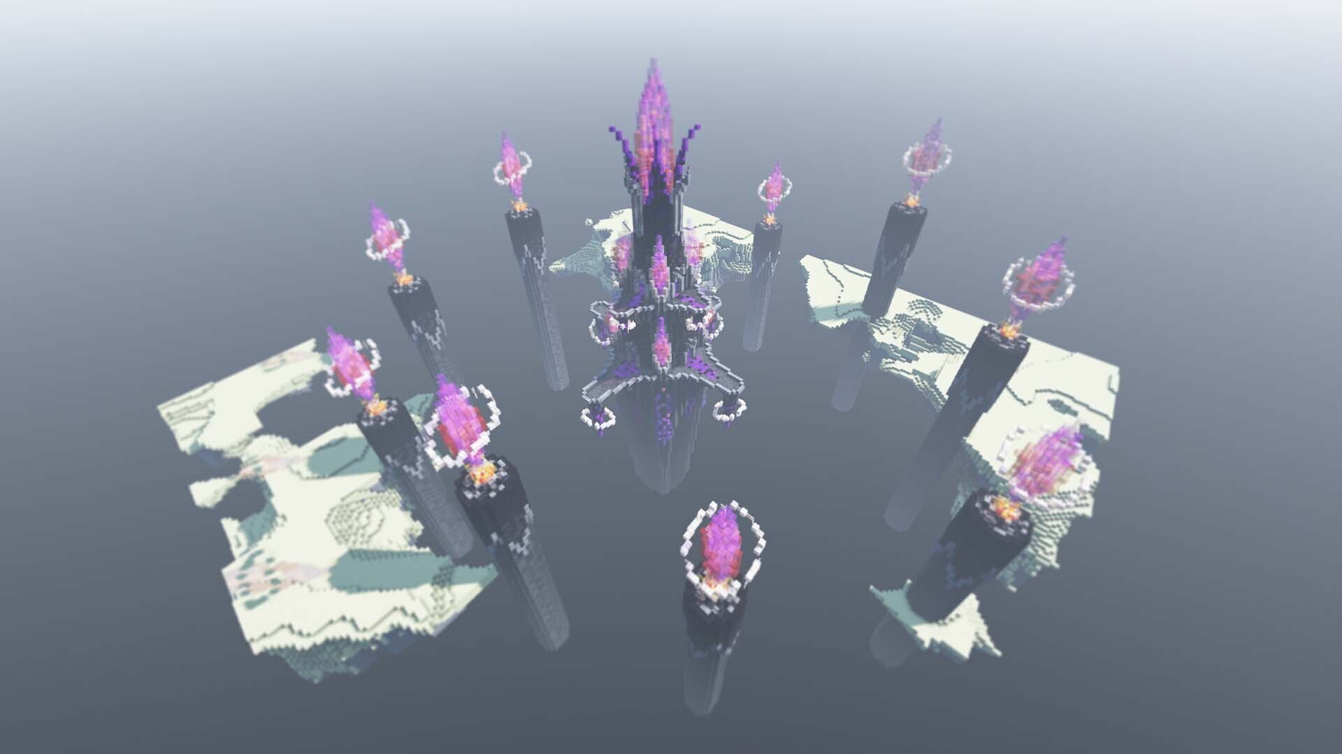 End Crystal Tower Minecraft Map