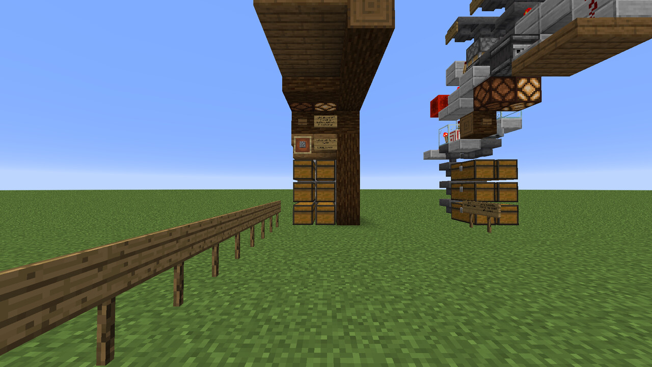 mass storage modular compact item sorter and Shulker loader Minecraft Map