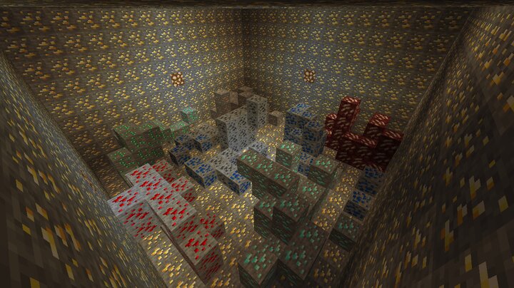 find the button! Minecraft Map