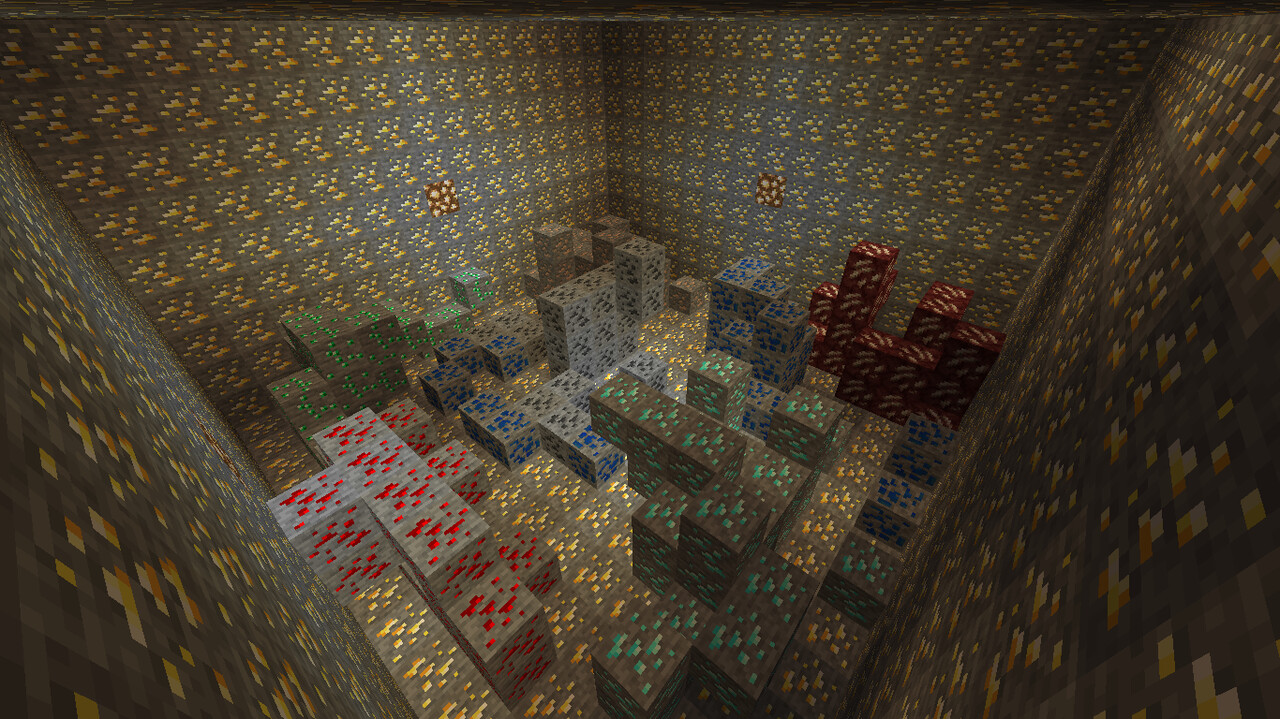 find the button! Minecraft Map