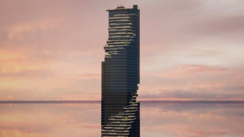 King Power Mahanakhon, Bangkok/Thailand in Minecraft 1:1 Minecraft Map