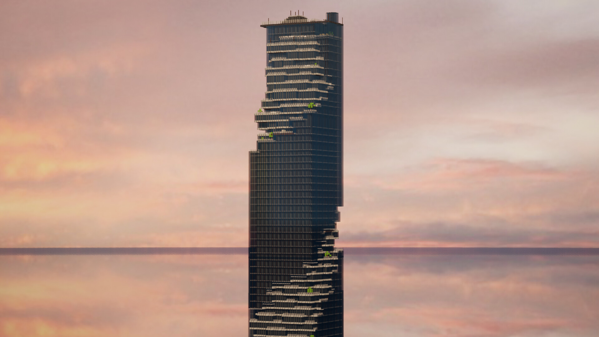 King Power Mahanakhon, Bangkok/Thailand in Minecraft 1:1 Minecraft Map