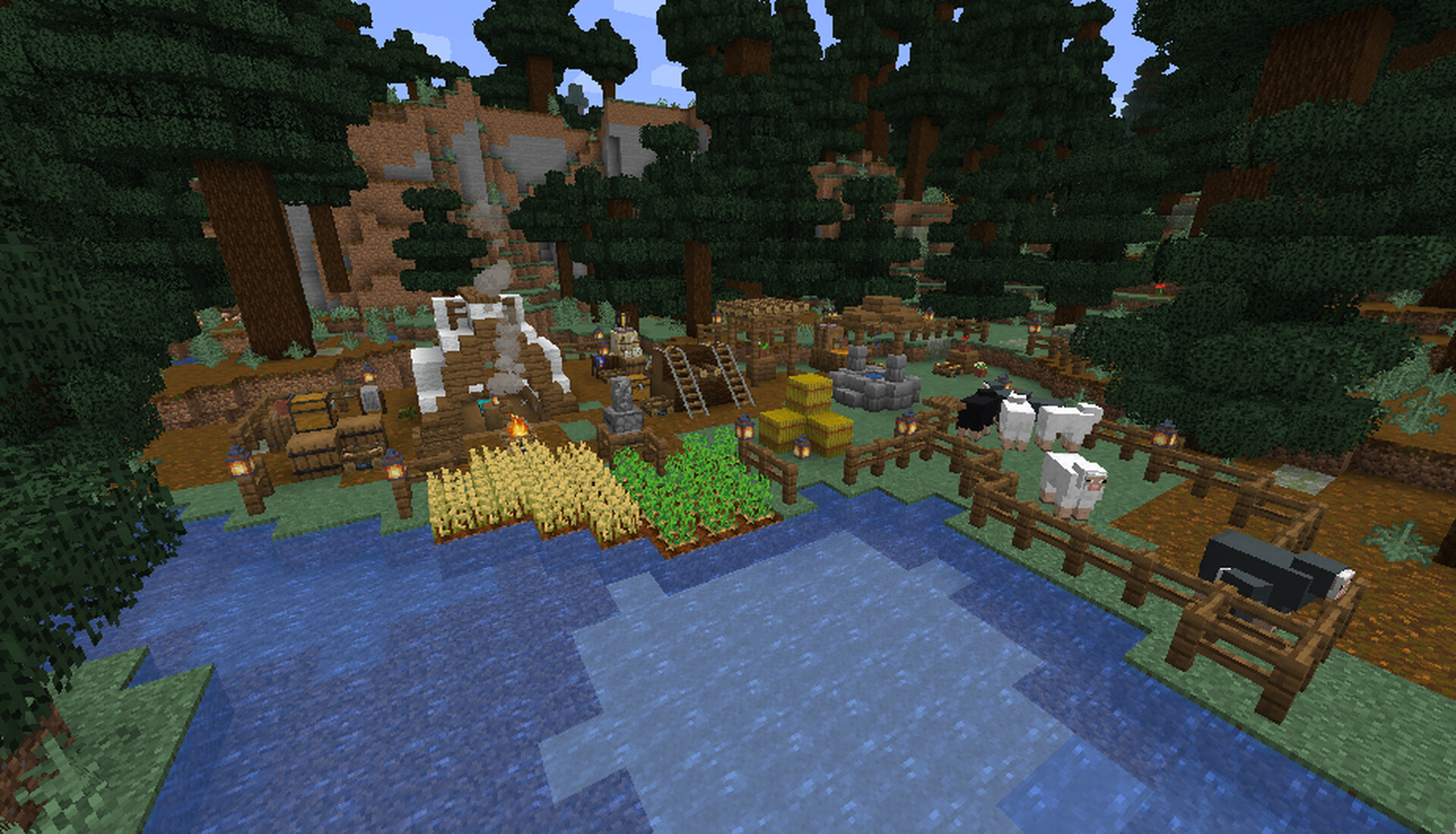 Spruce Forest Camp Minecraft Map