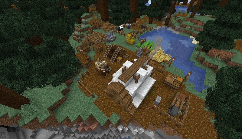 Spruce Forest Camp Minecraft Map