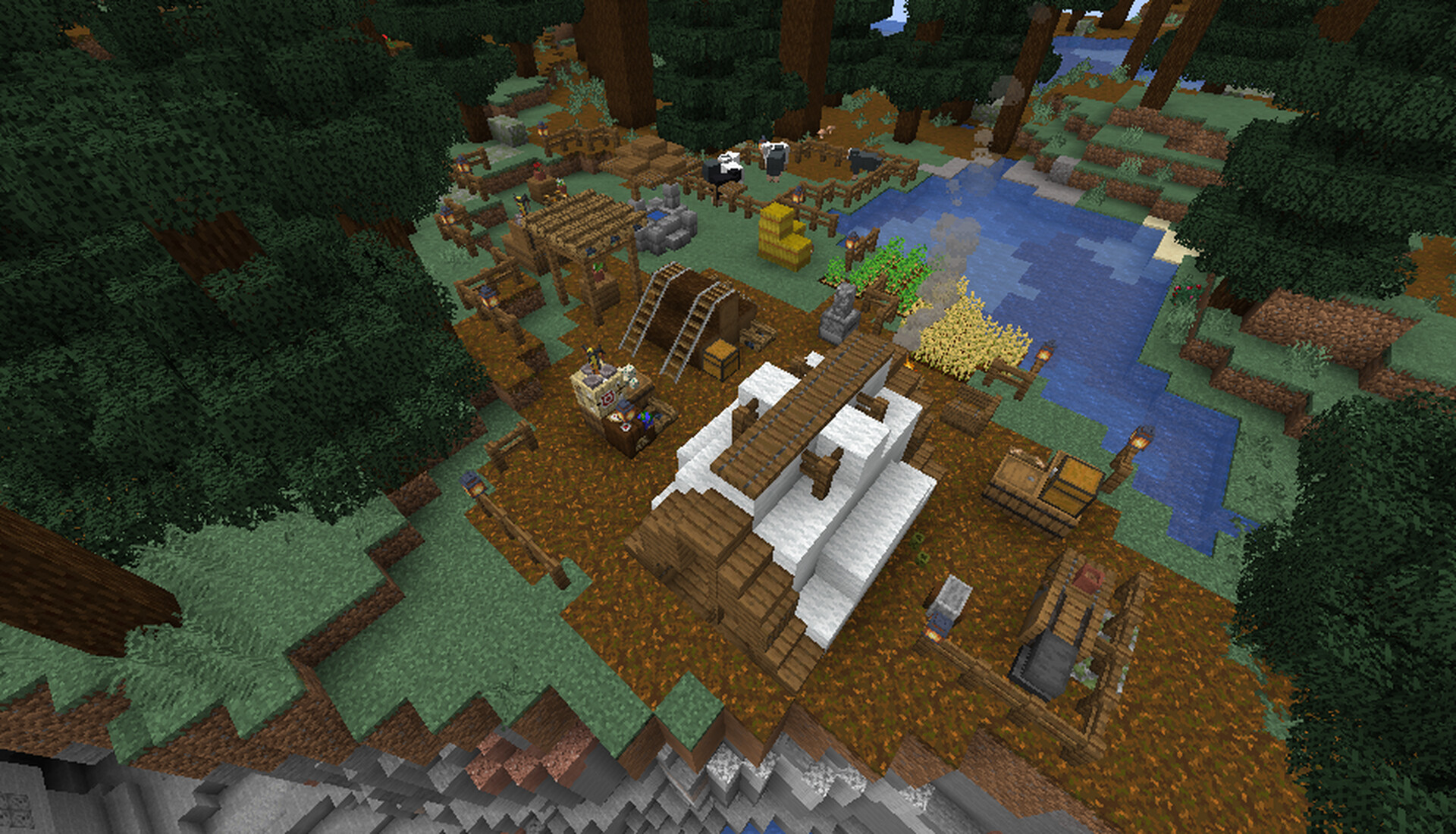 Spruce Forest Camp Minecraft Map