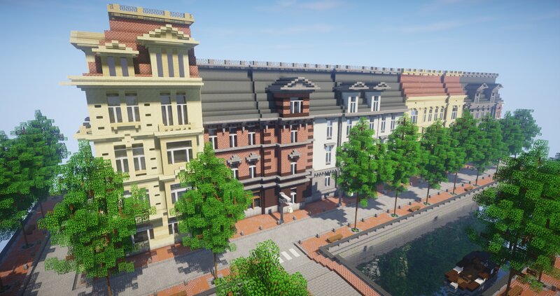 Canal Houses (Amsterdam) Minecraft Map