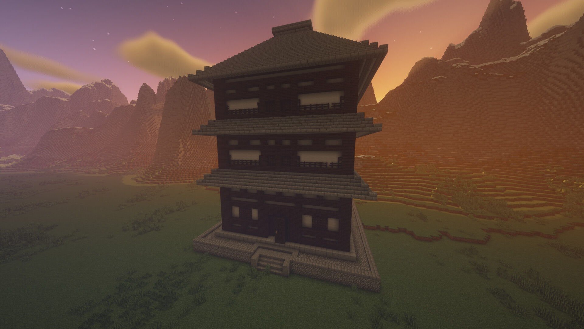 Japanese Style House - Large Minecraft Map
