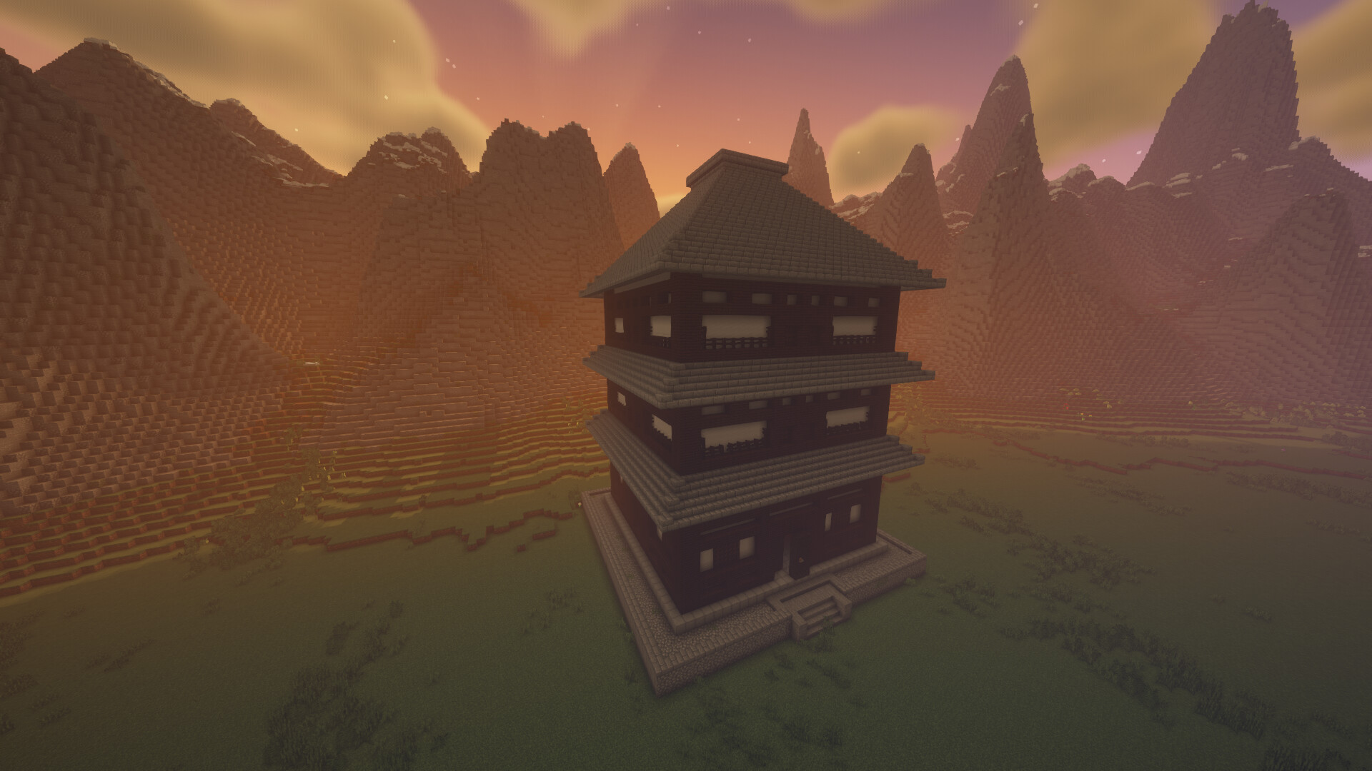 Japanese Style House - Large Minecraft Map