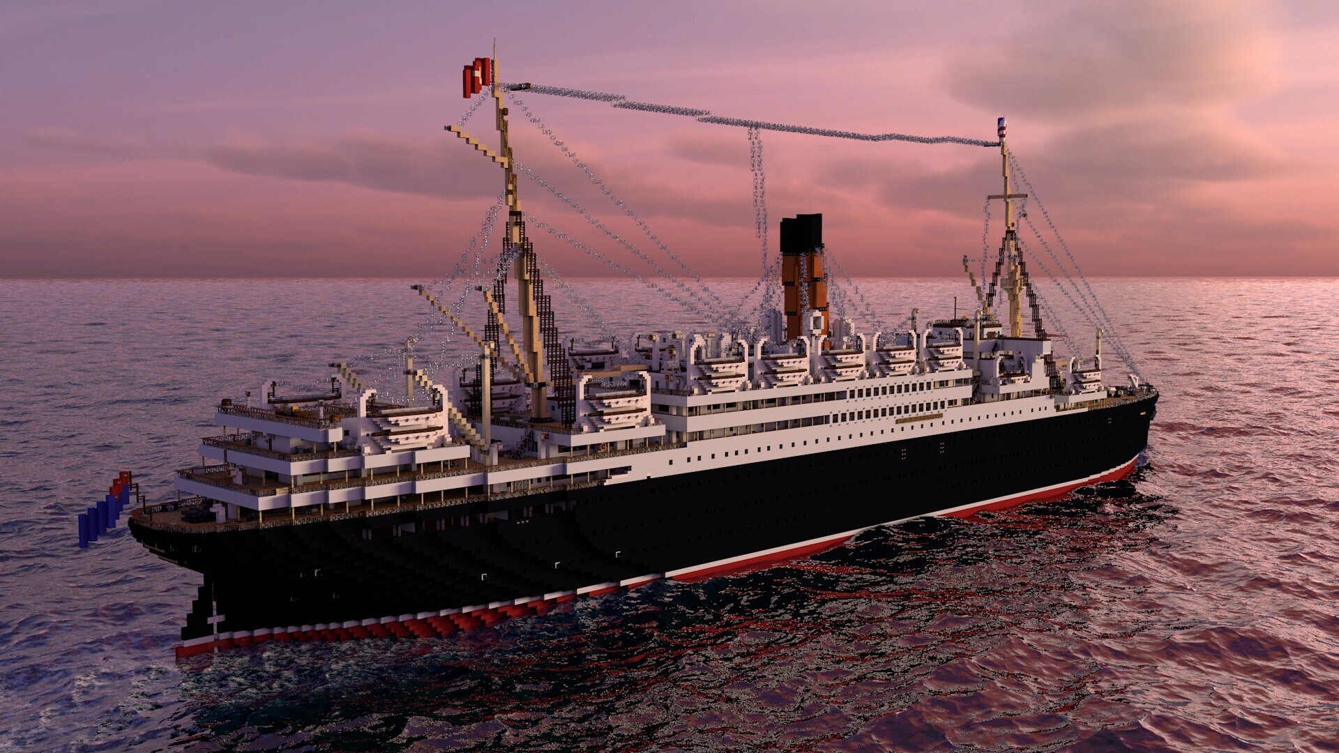 RMS Laconia (1922) Minecraft Map