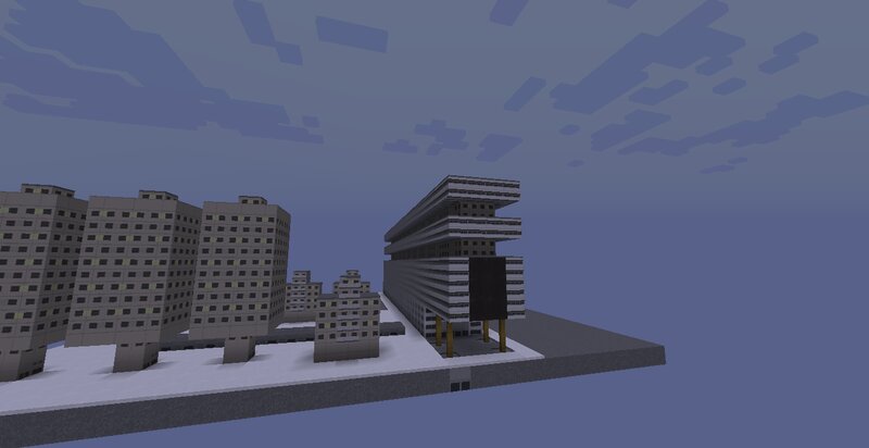 Soviet SCI-FI Buliding No.1 Minecraft Map