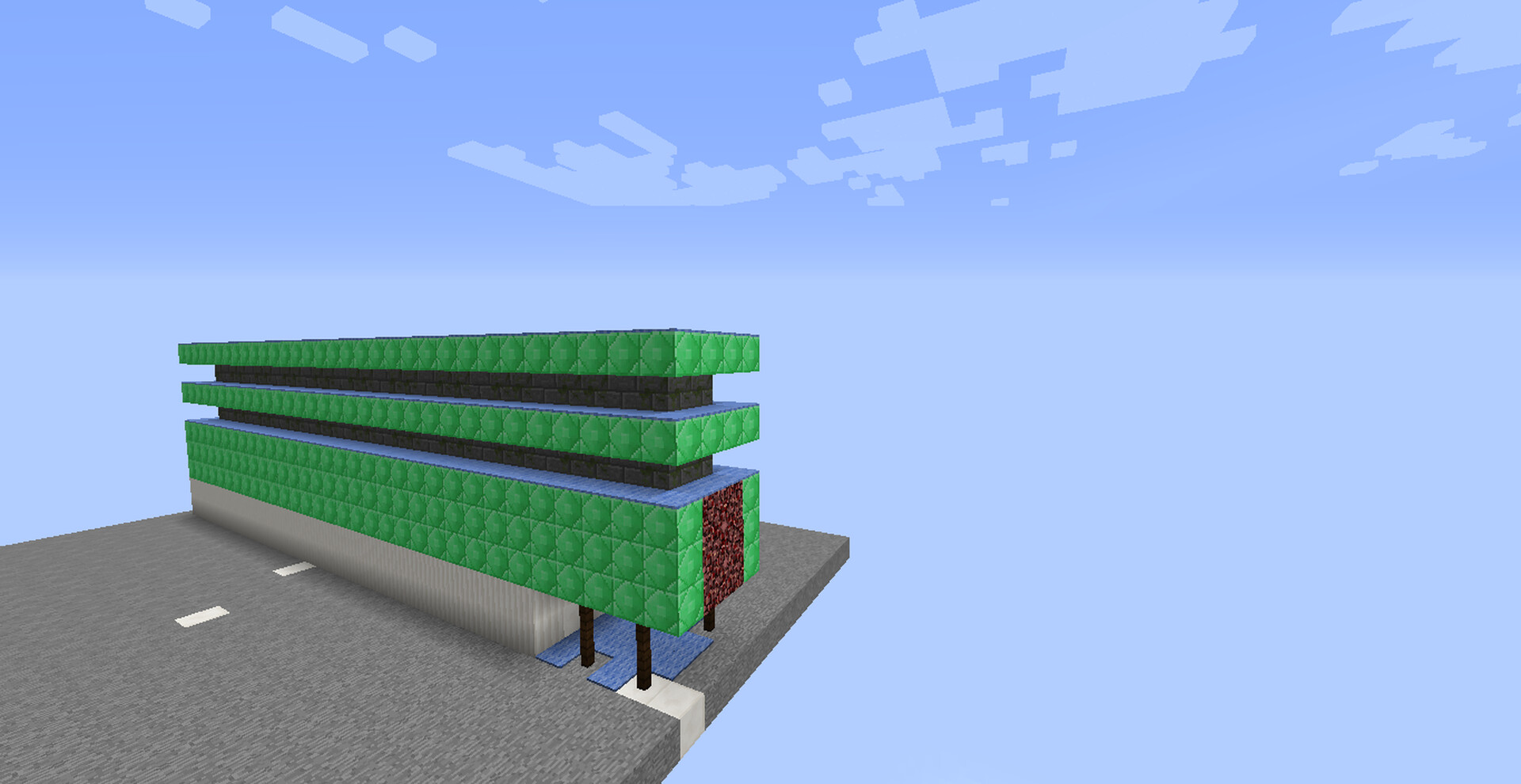 Soviet SCI-FI Buliding No.1 Minecraft Map