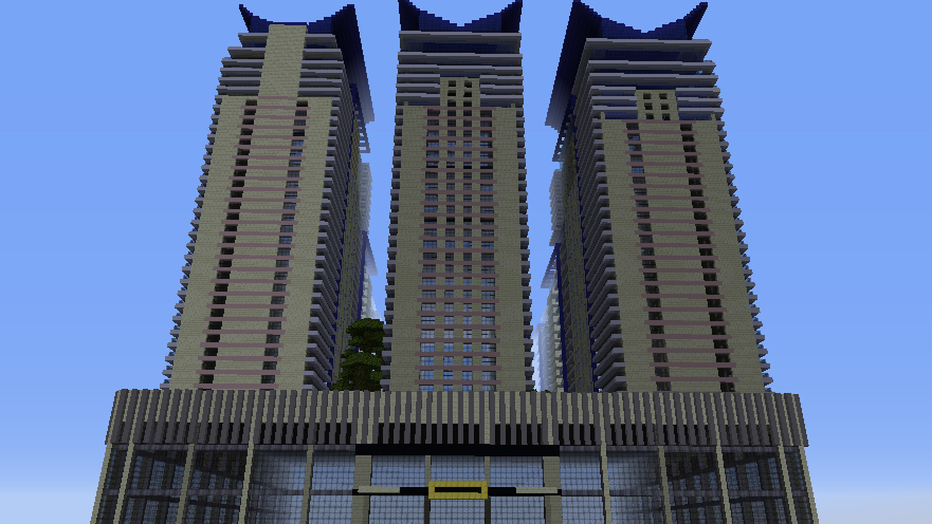 The Port Baku Residence Building Minecraft Map