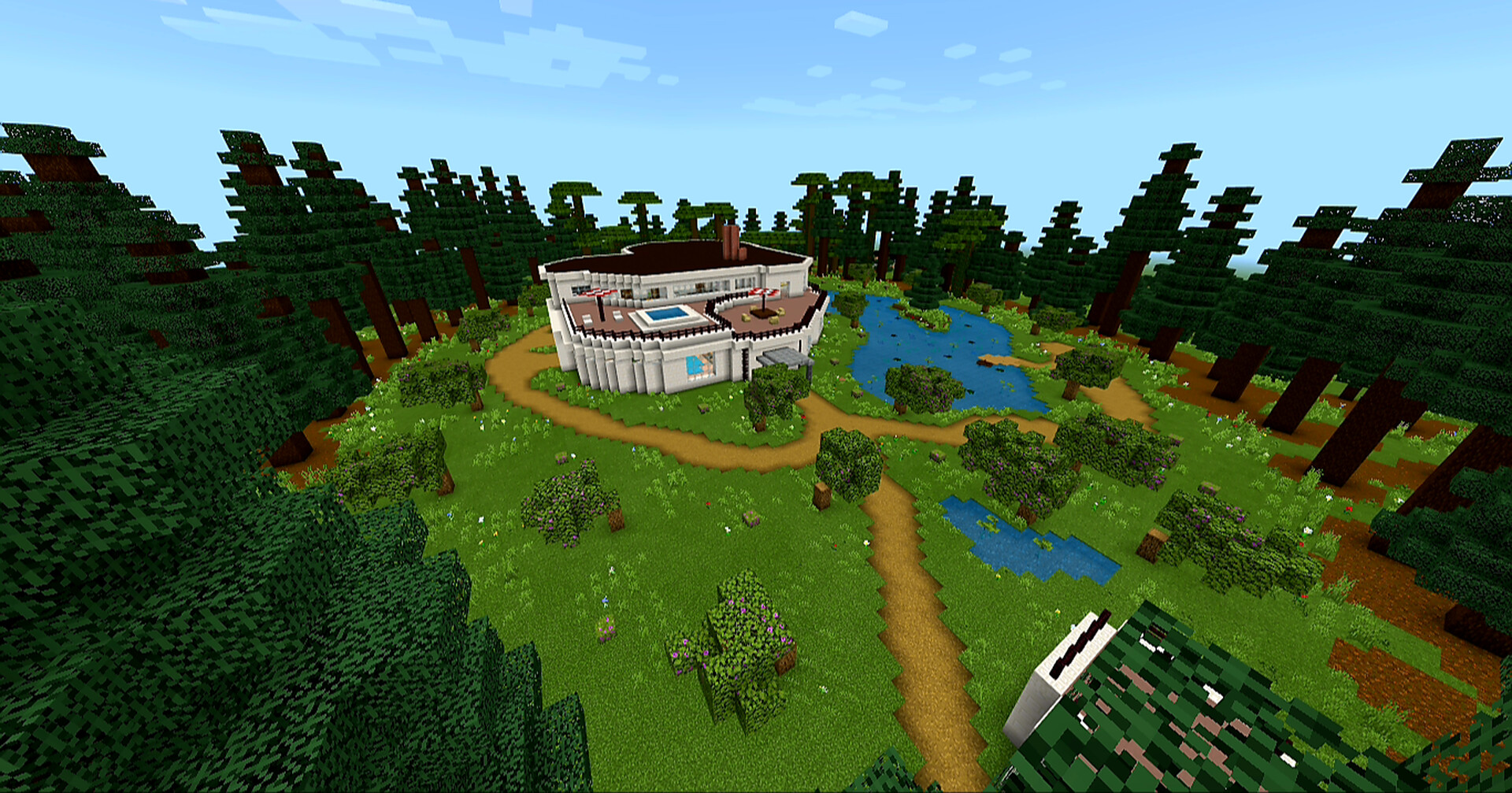 Redstone Mansion [Redstone Creation] Minecraft Map