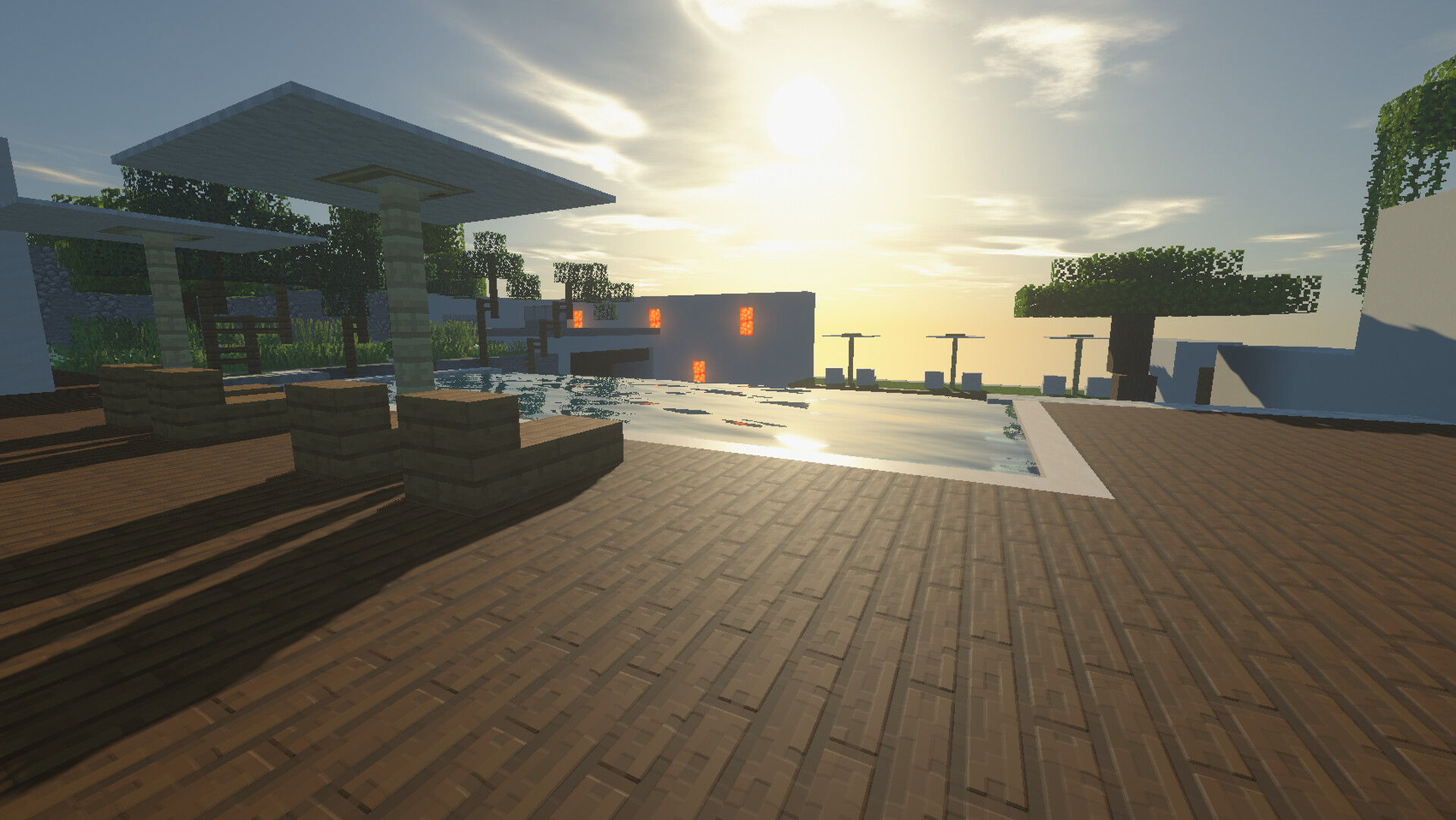 Modern Mansion 3 - Super Modern Mansion / Modern House Minecraft Map