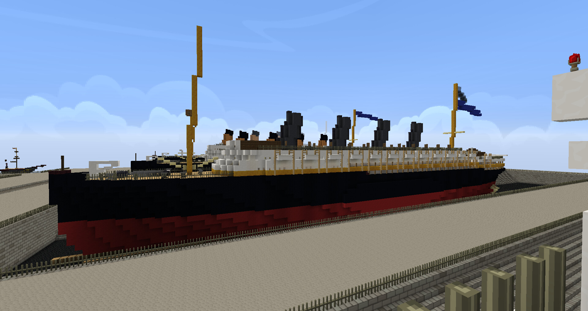 Historic Mini Shipyard Minecraft Map