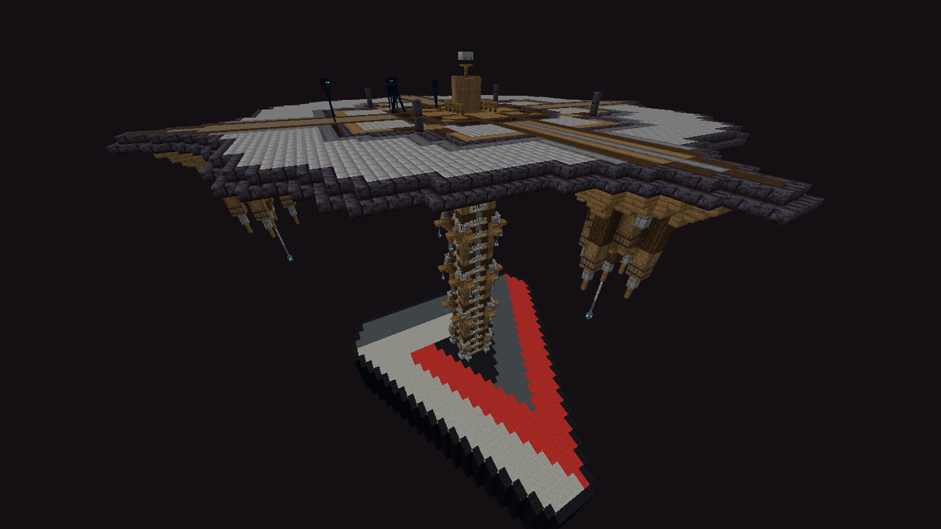 Enderman Farm Decoration 100% by c0n3j0._.b0mb4 Minecraft Map