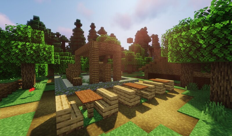 Forest Campgrounds Hunt Minecraft Map