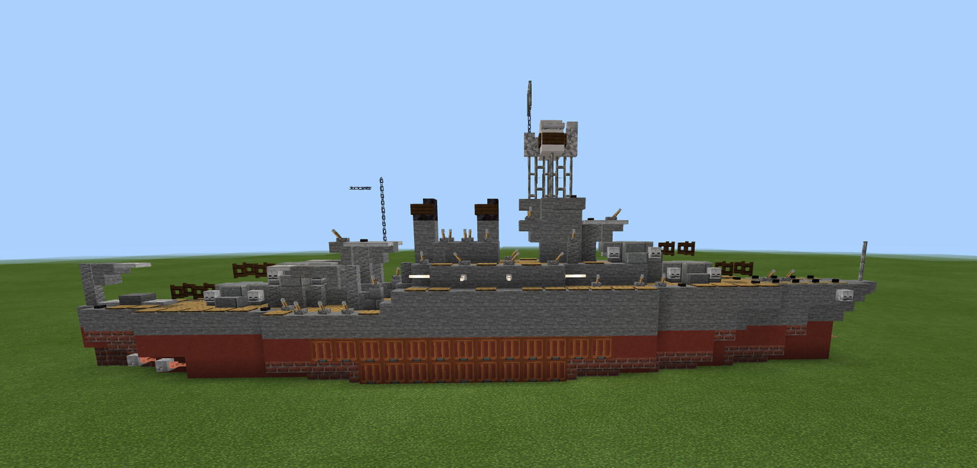 USS Colorado BB-45 1.5 scale (my design Minecraft Map