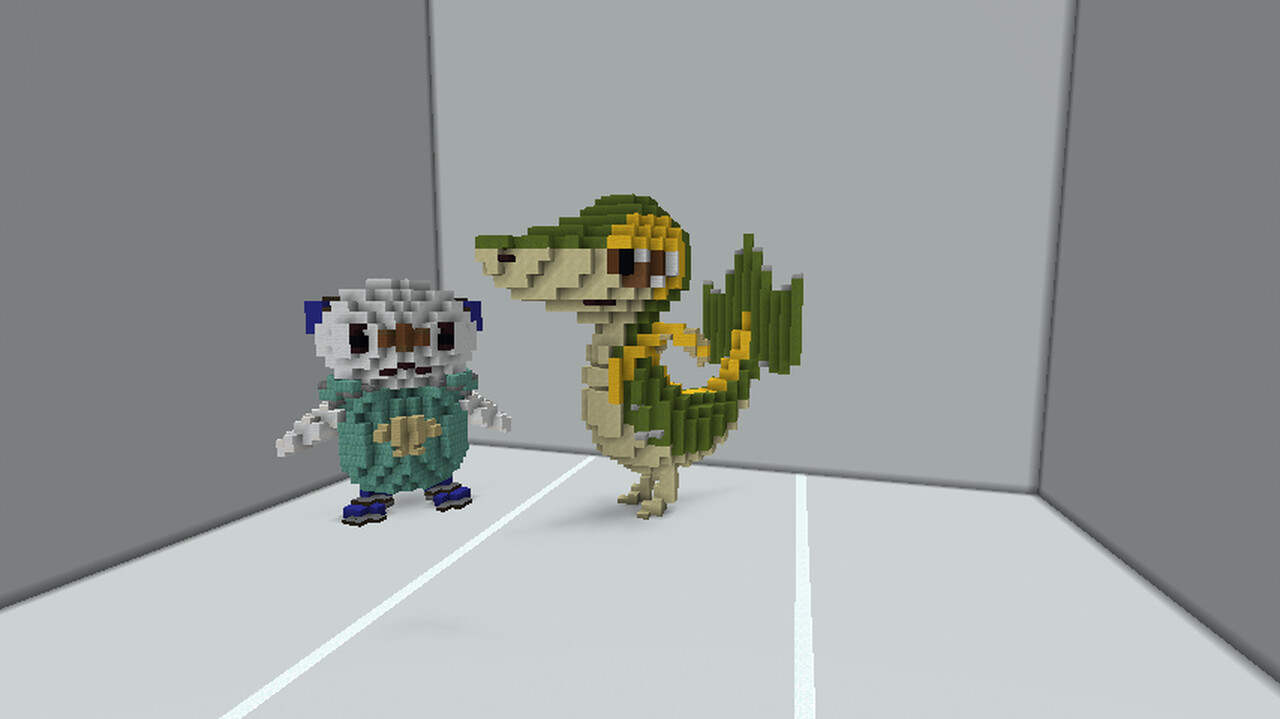 Starter Pokemon - Sinnoh & Unova Regions, Gens 4 & 5 Minecraft Map