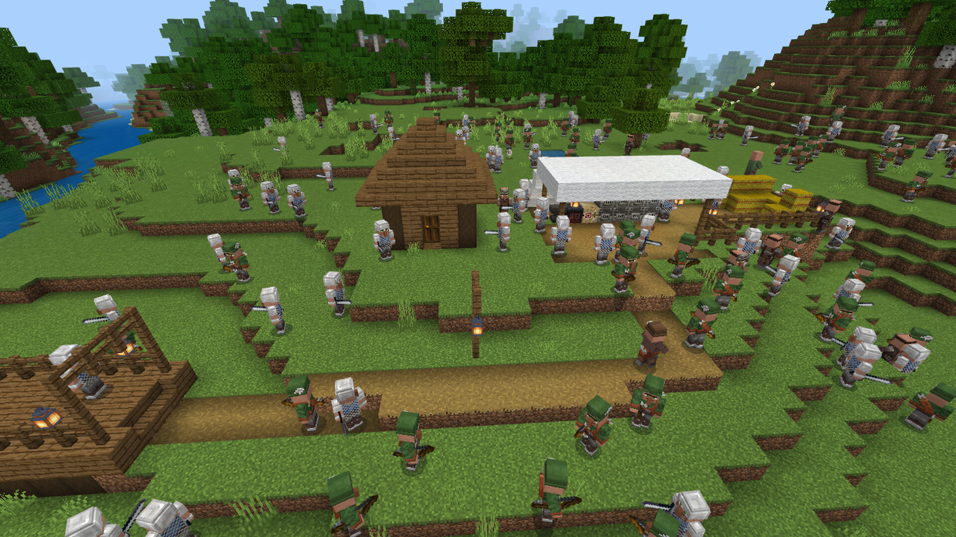 Maccer's Medieval Army Base (Bedrock Edition) Minecraft Map