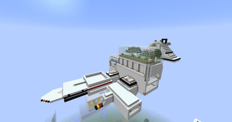 Sky Base Minecraft Map