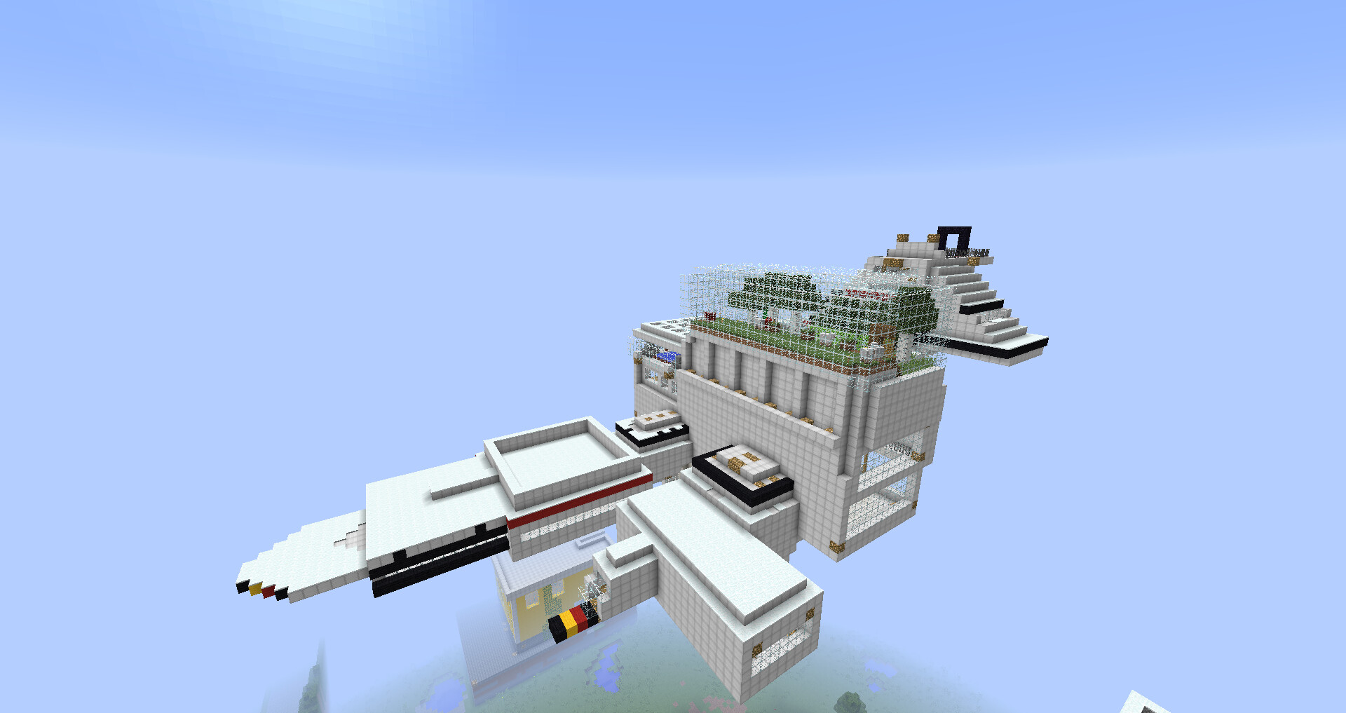 Sky Base Minecraft Map
