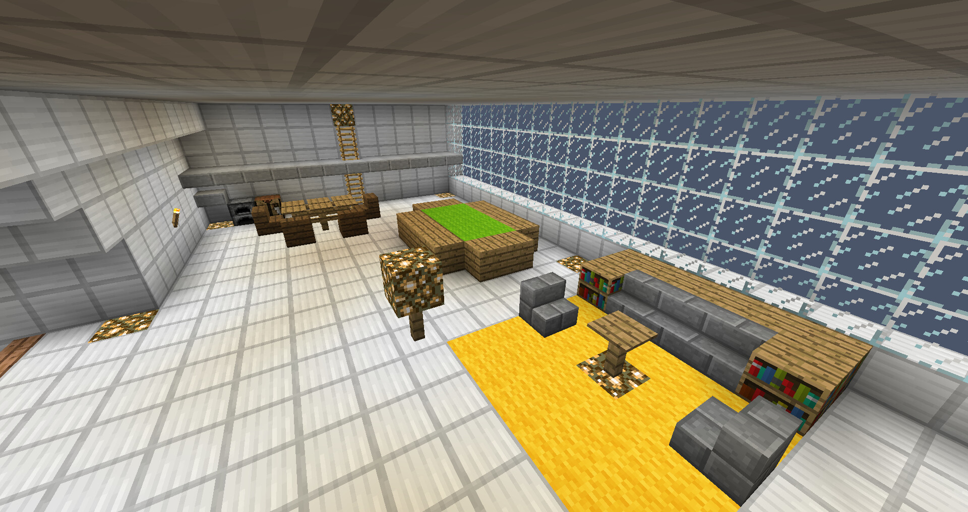 Sky Base Minecraft Map