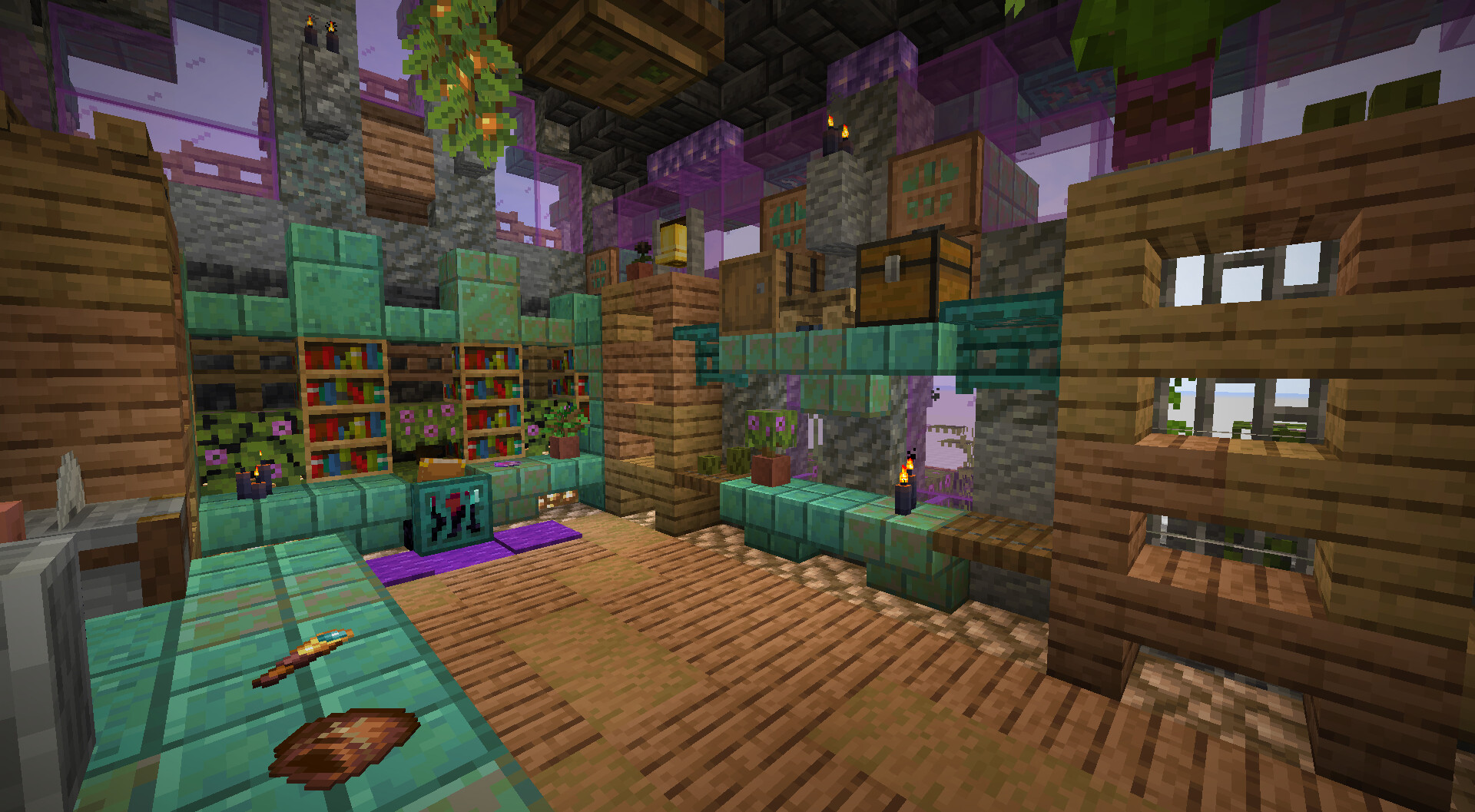 🥉1.17 Copper roof house🥉 Minecraft Map