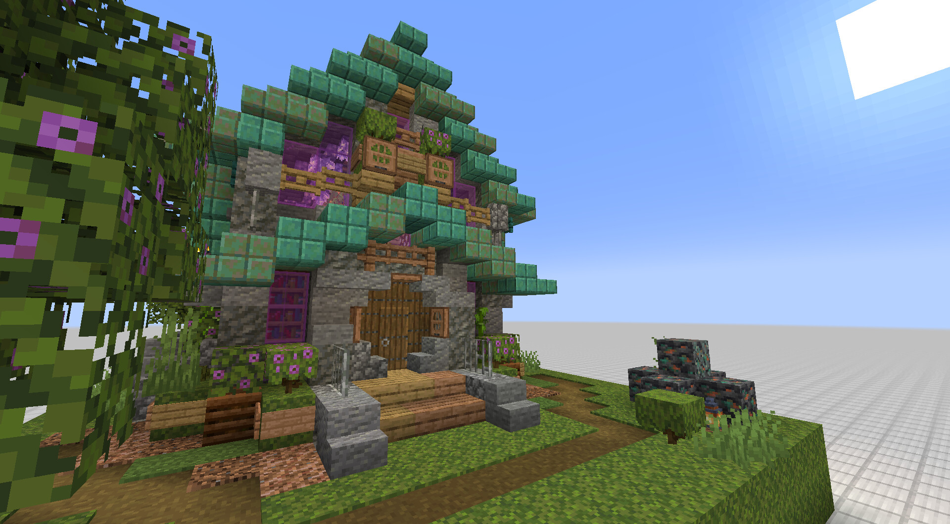 🥉1.17 Copper roof house🥉 Minecraft Map