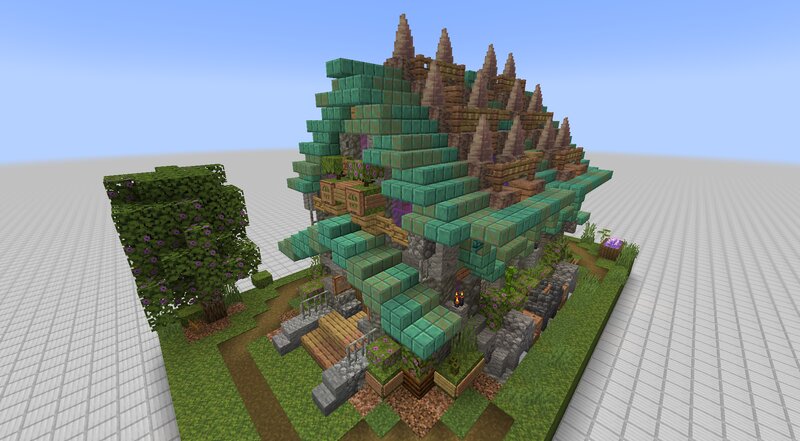 🥉1.17 Copper roof house🥉 Minecraft Map