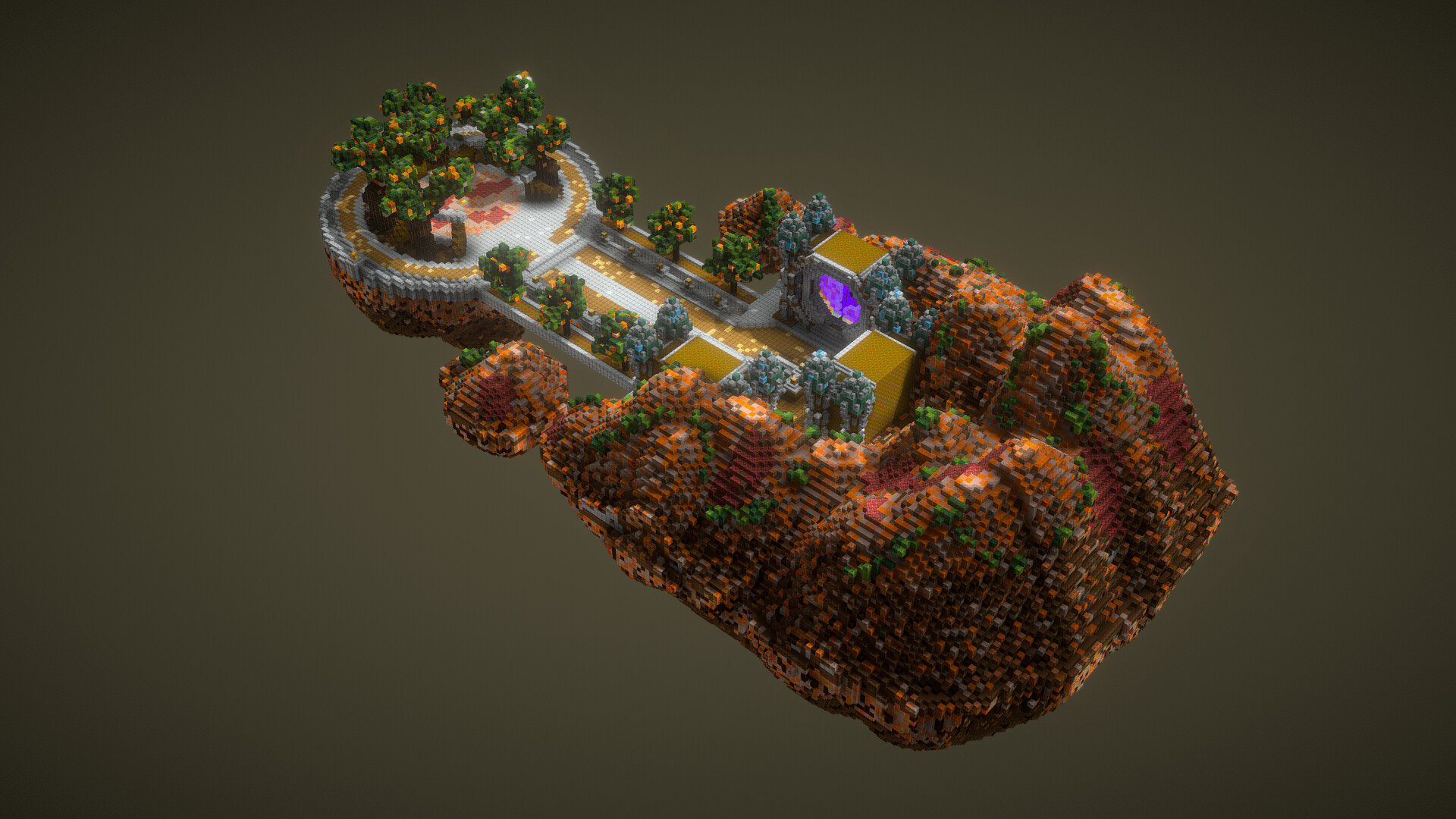 Autumn island spawn V21 [5/6] Minecraft Map