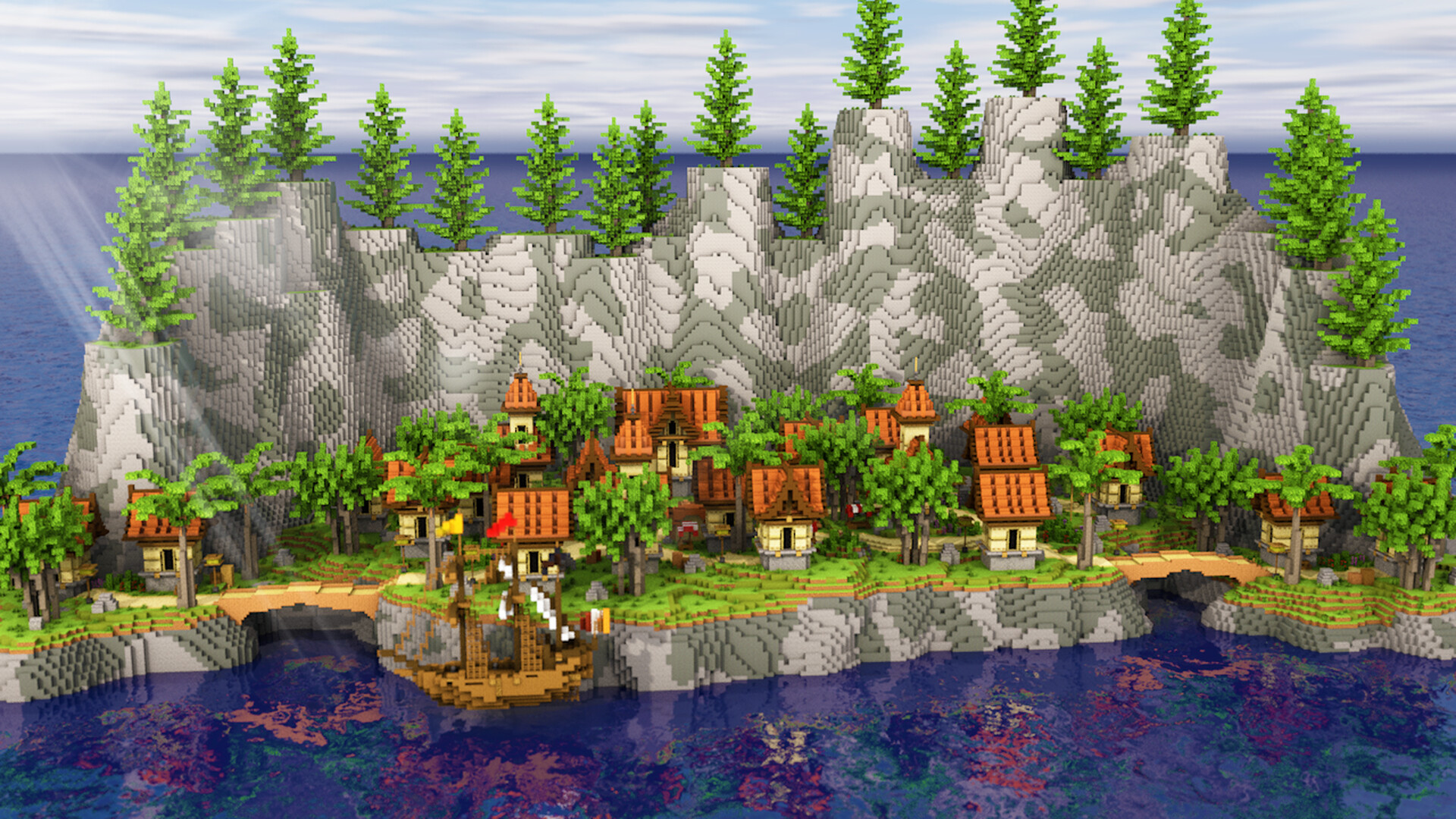 Summer Village - Spawn Minecraft Map