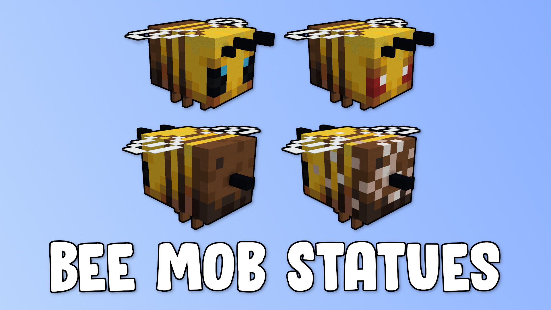 Bee Mob Statues Minecraft Map