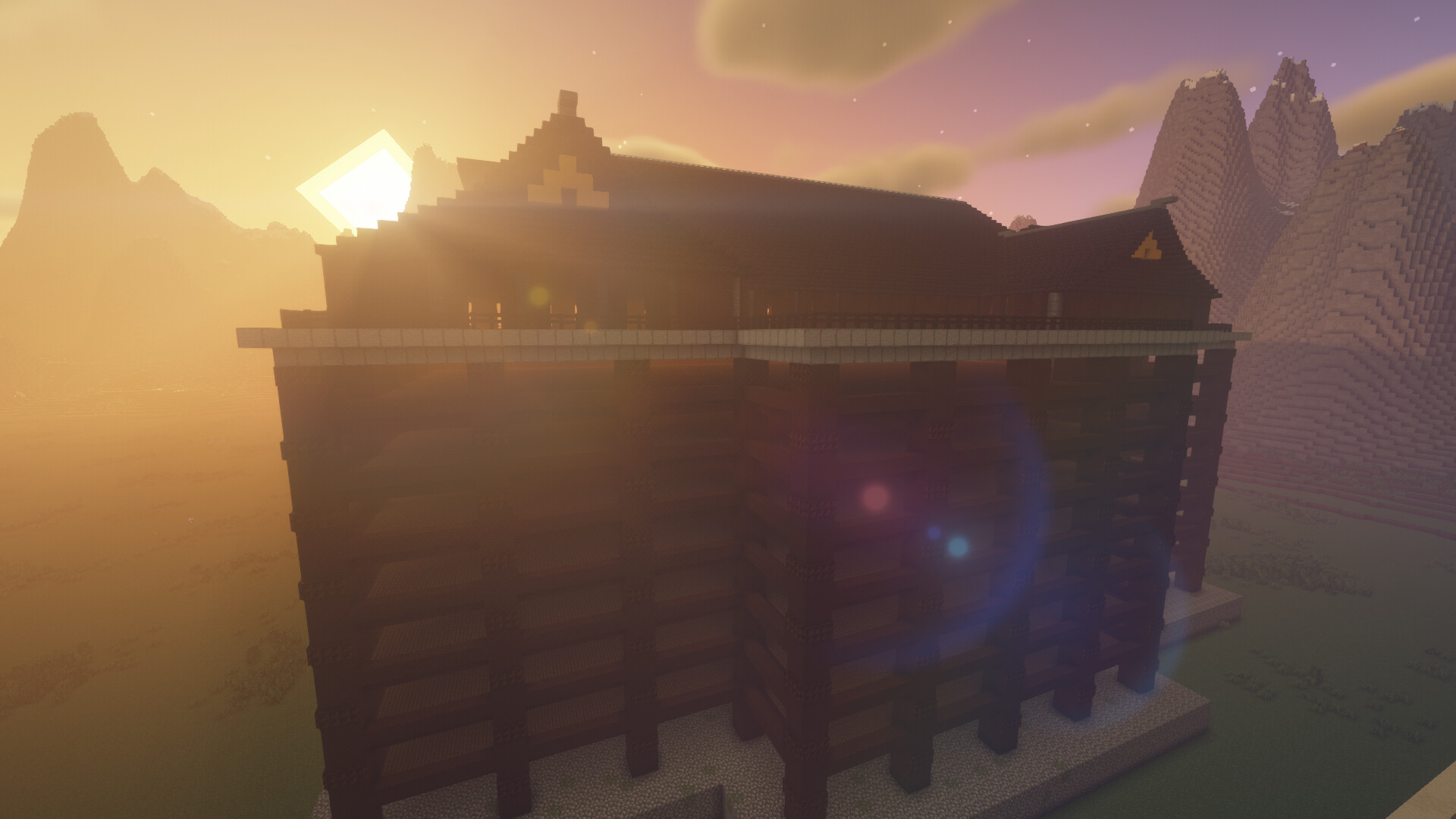 Japanese Style Mansion Minecraft Map