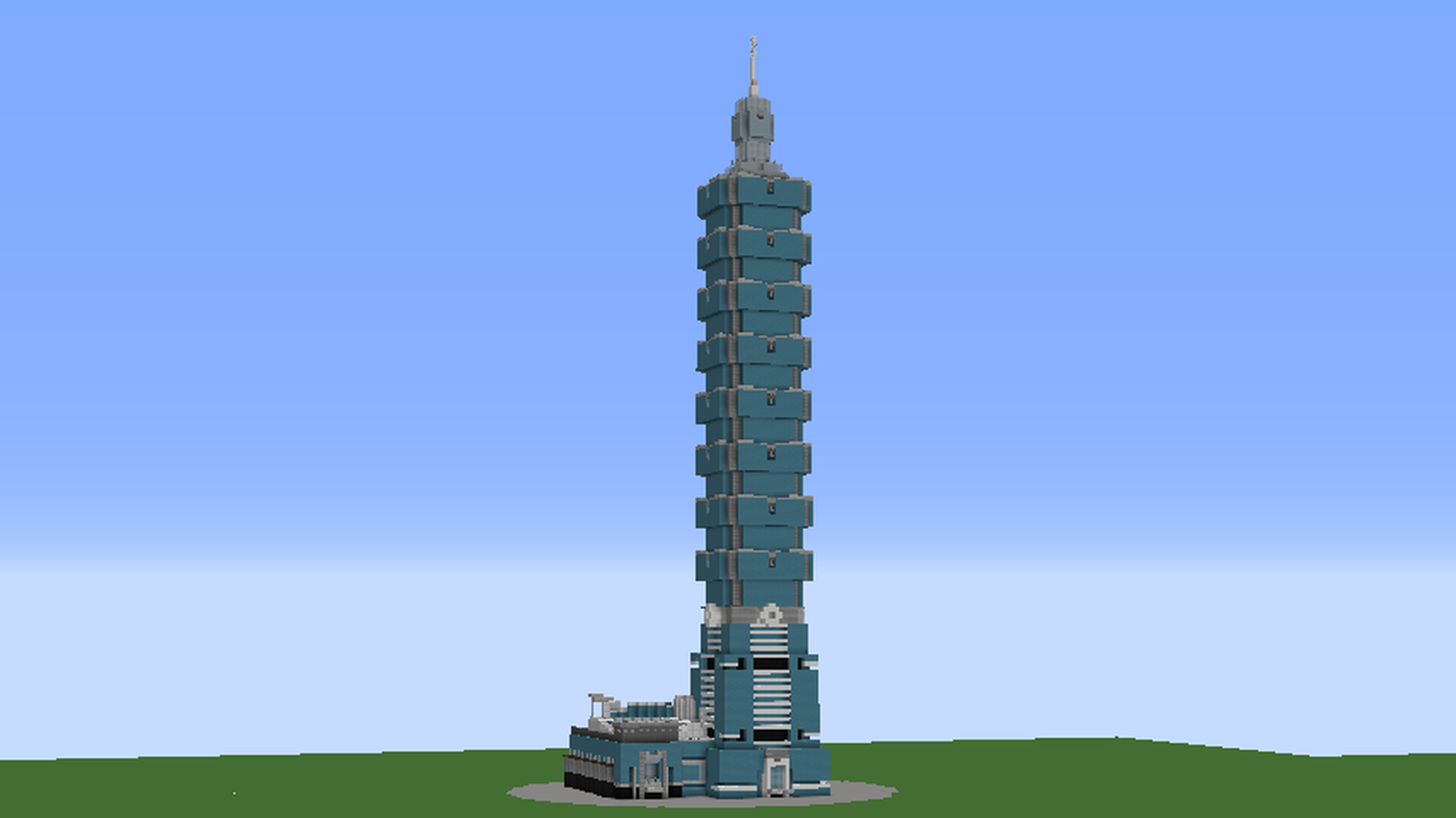 1:5 Taipei 101 Minecraft Map