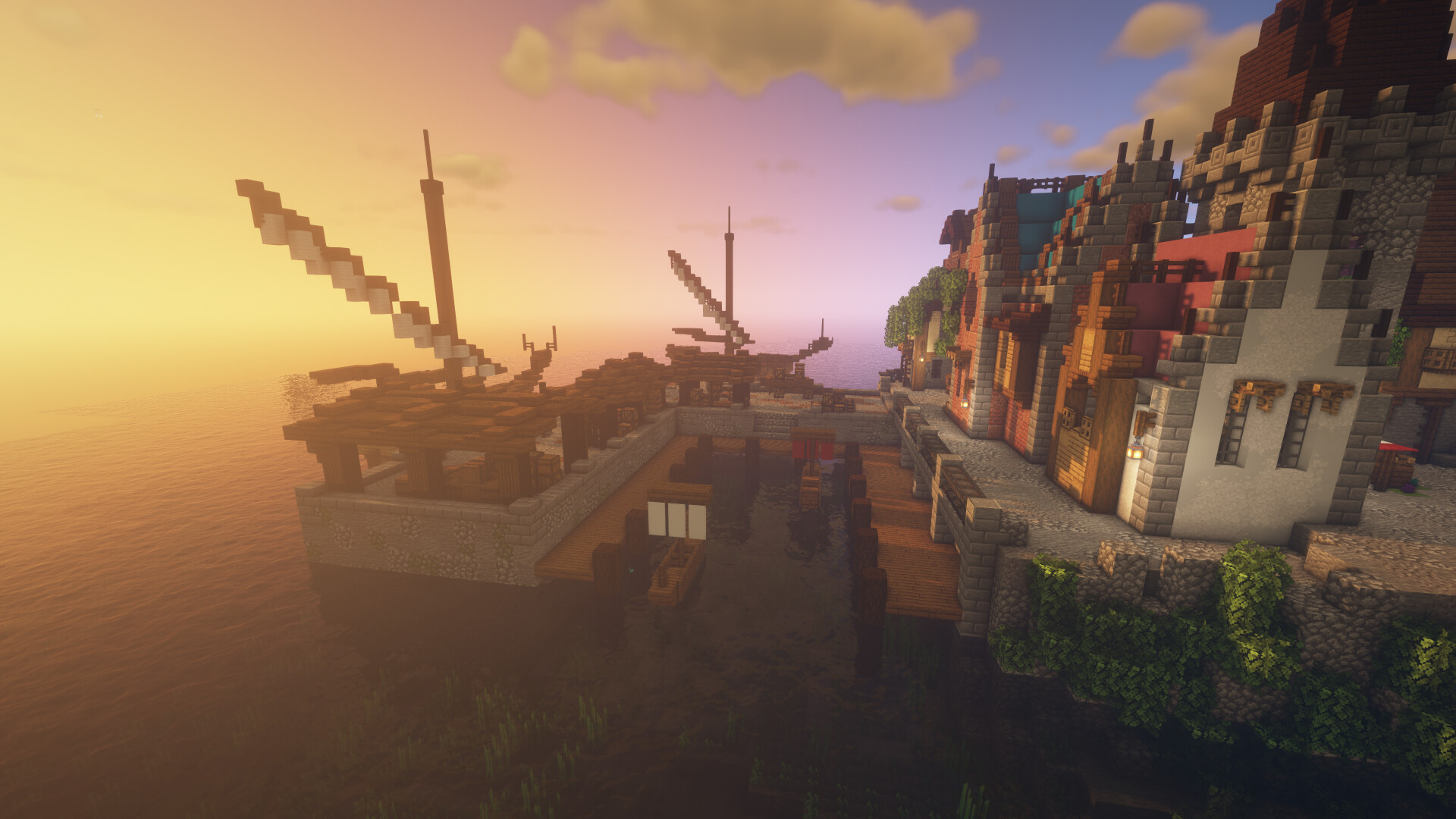 Welcome to the town of Galwick and the castle of Galrog Minecraft Map