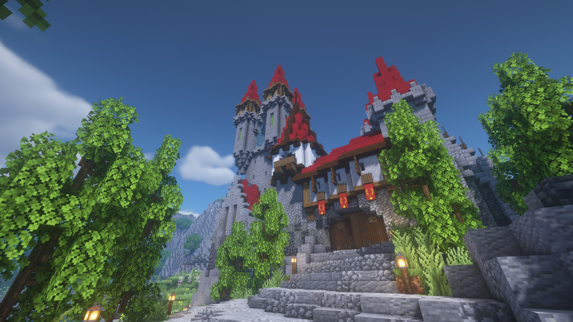 Welcome to the town of Galwick and the castle of Galrog Minecraft Map