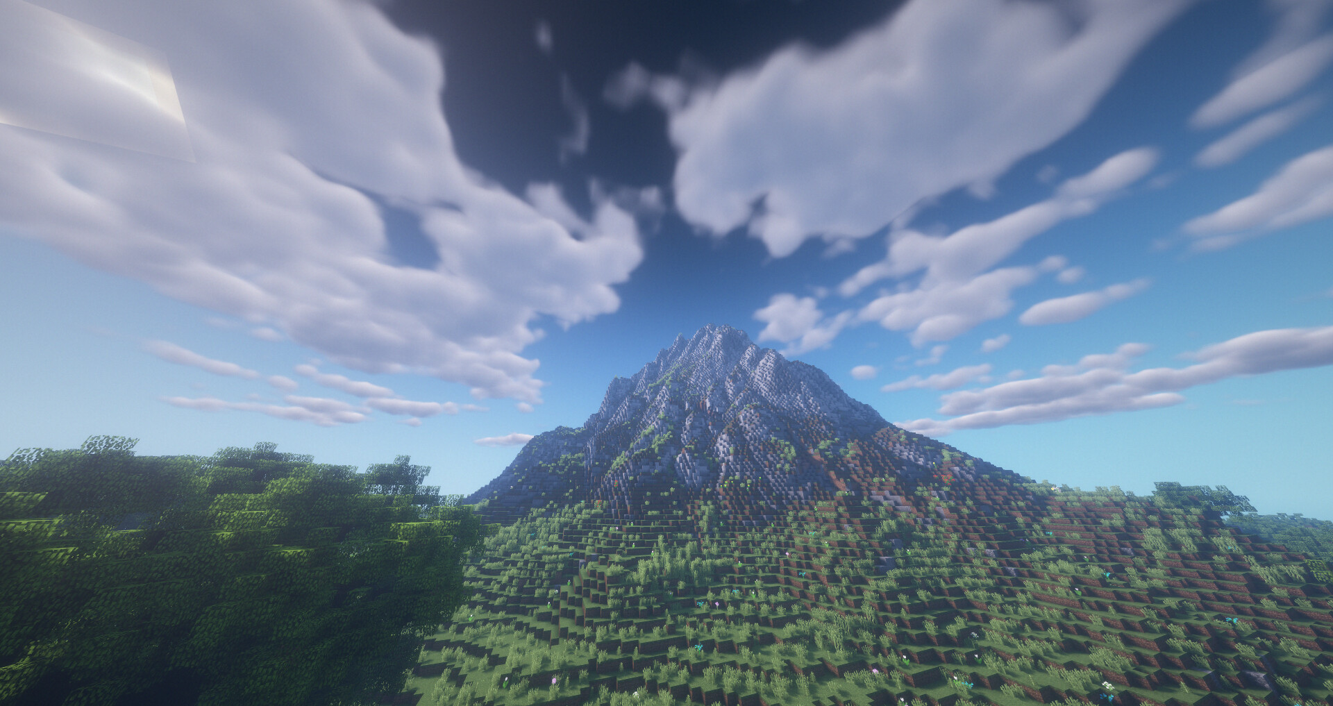 small mountain island 1k x 1k Minecraft Map