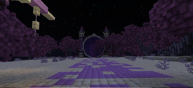 Fantasy Castle of the Mad King Vāléiré l END SPAWN Minecraft Map