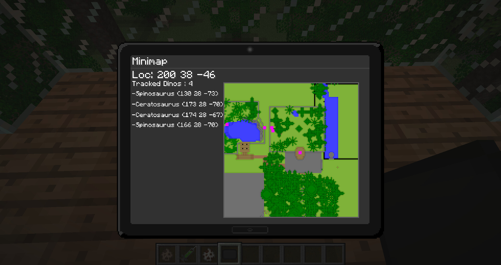 Isla Kornos: Jurassic world Minecraft Map