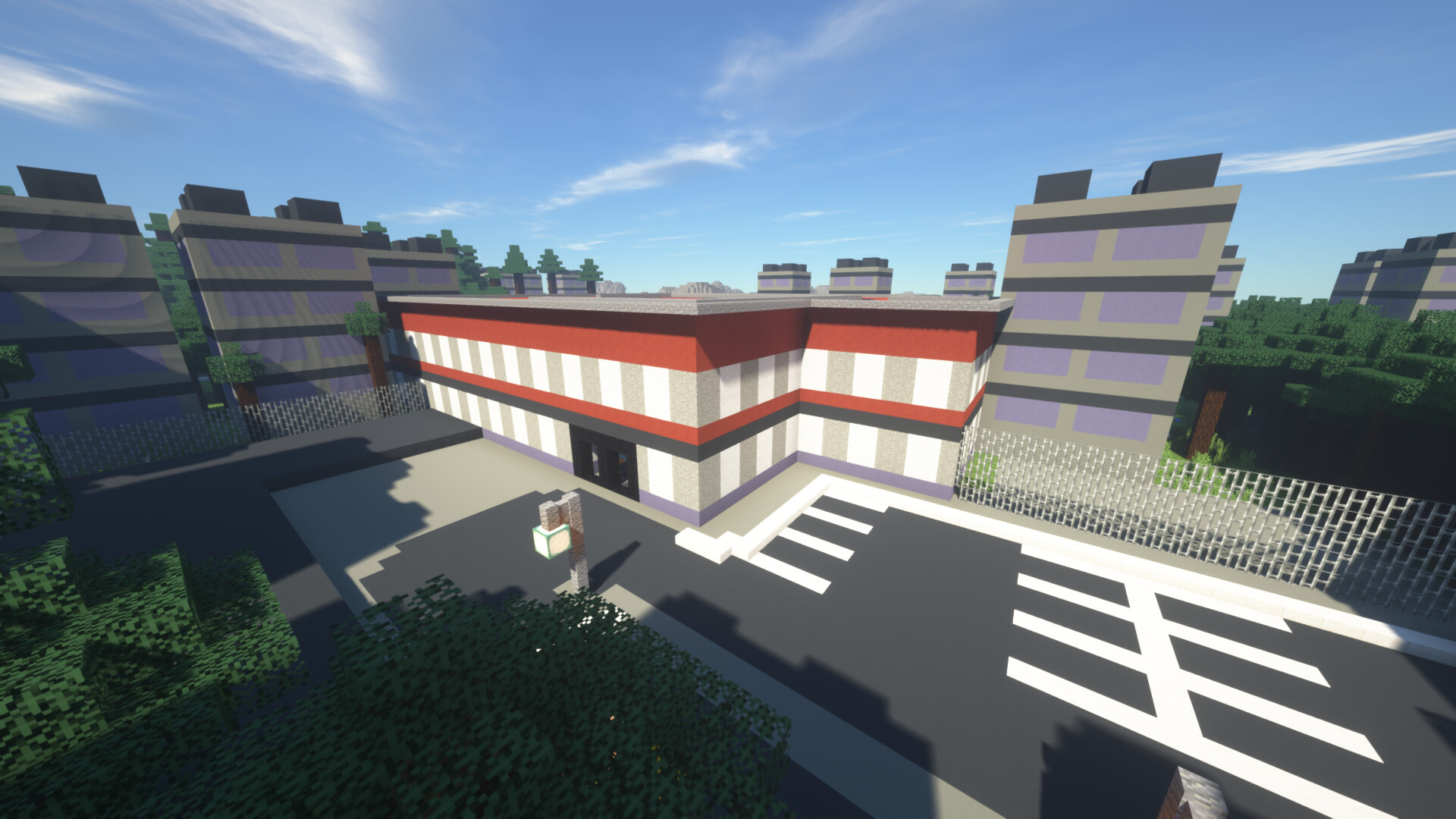 ROBLOX PIGGY INTERCITY Minecraft Map! Minecraft Map